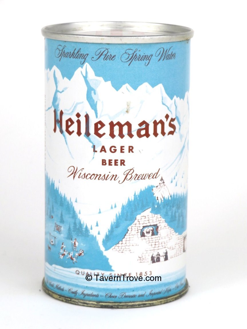 Item #57630 1962 Heileman's Lager Beer Flat Top Can 81-22al.2