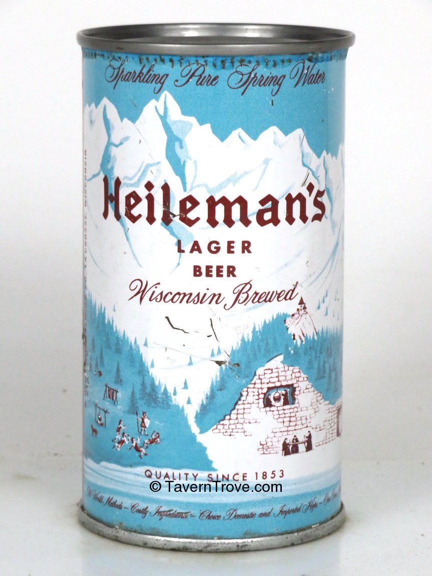 Item #59875 1959 Heileman's Lager Beer Flat Top Can 81-22.2