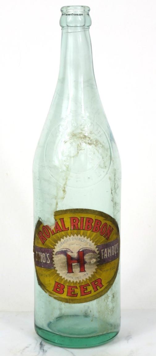Item #99427 1900 Hubach's Royal Ribbon Beer Bottle