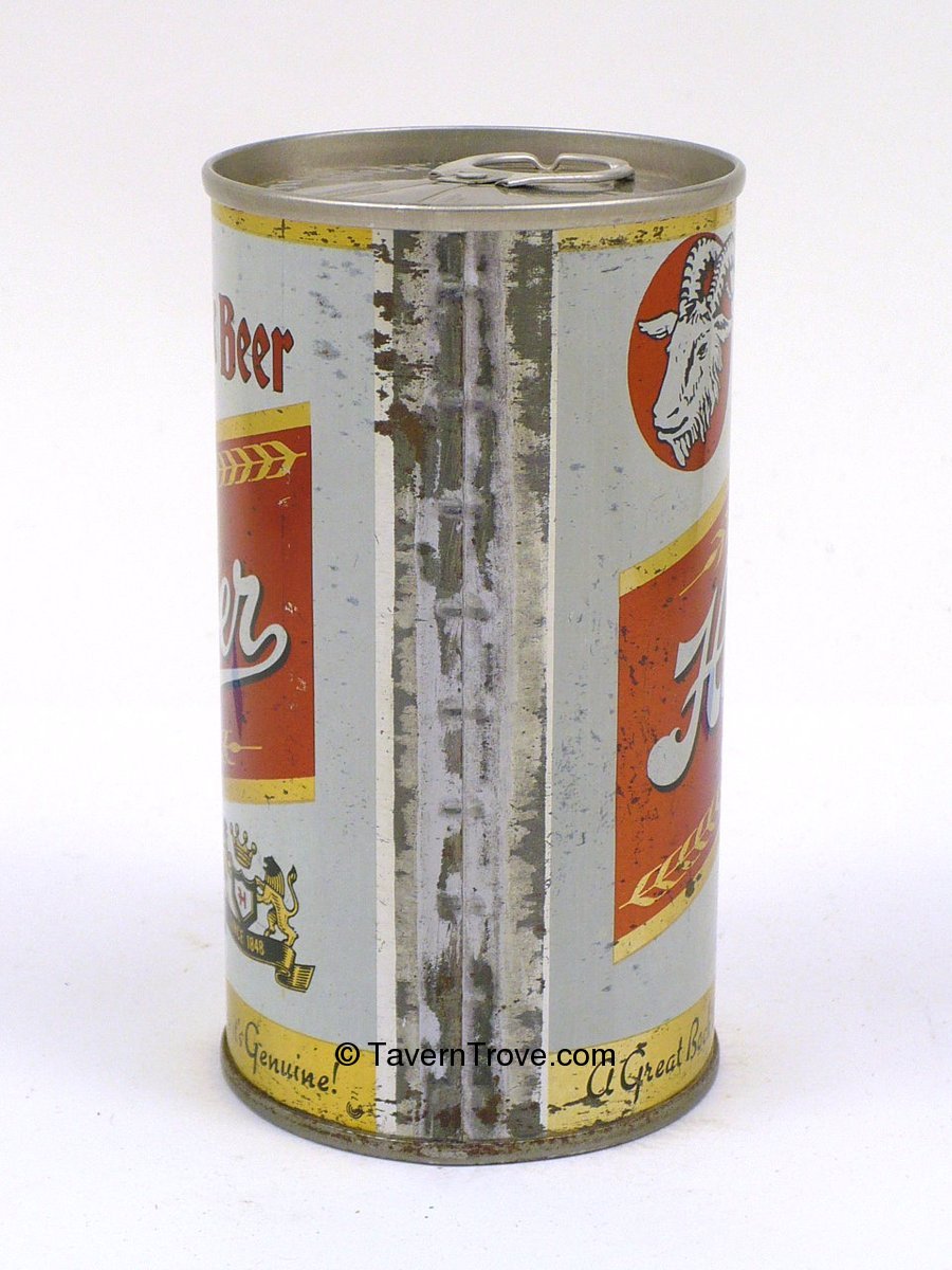 Item #4953 1970 Huber Bock Beer Tab Top Can T77-32