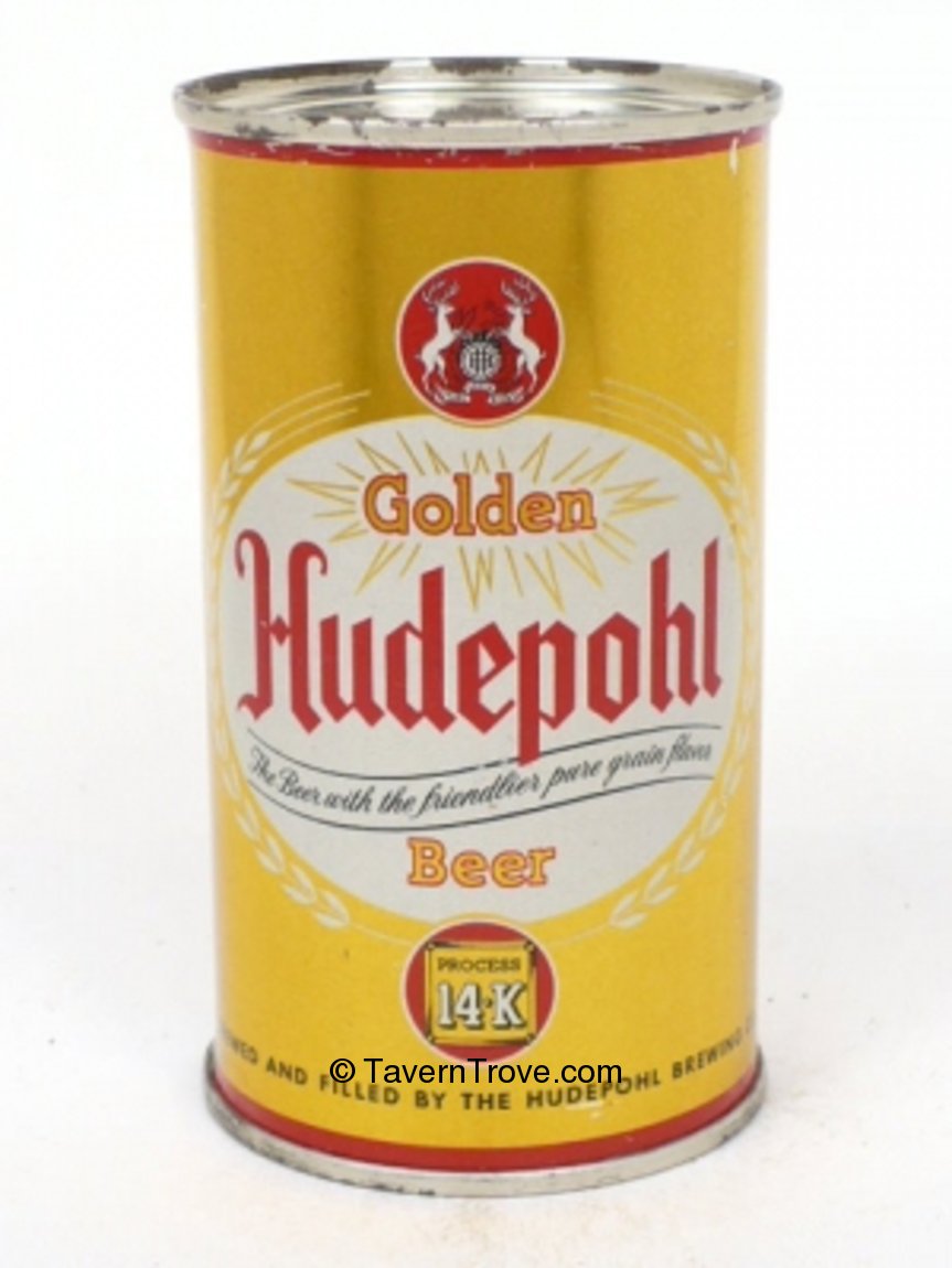 Item #58734 1953 Hudepohl Beer Flat Top Can 84-13