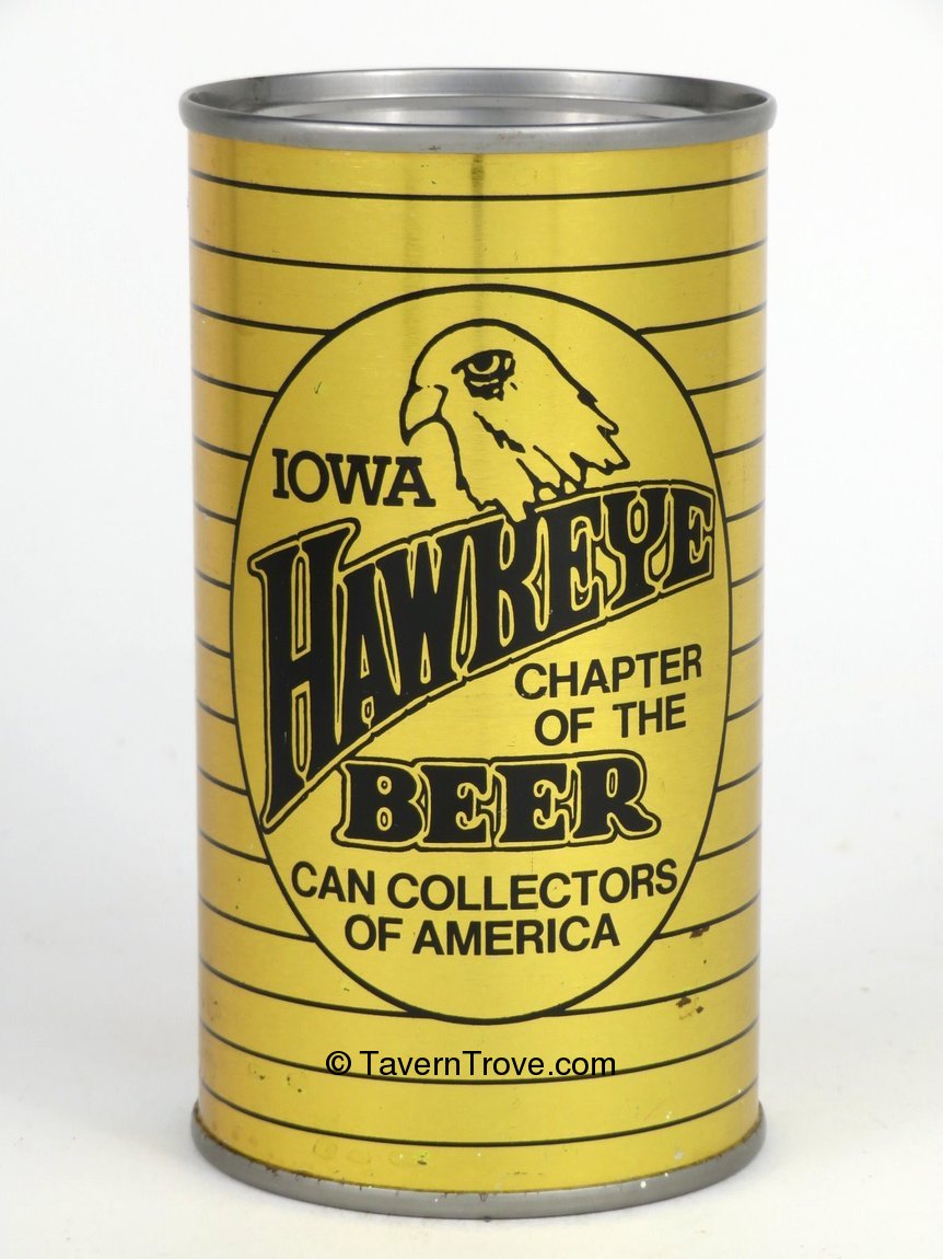 Item #28015 1975 Iowa Hawkeye Beer Tab Top Can T208-30r