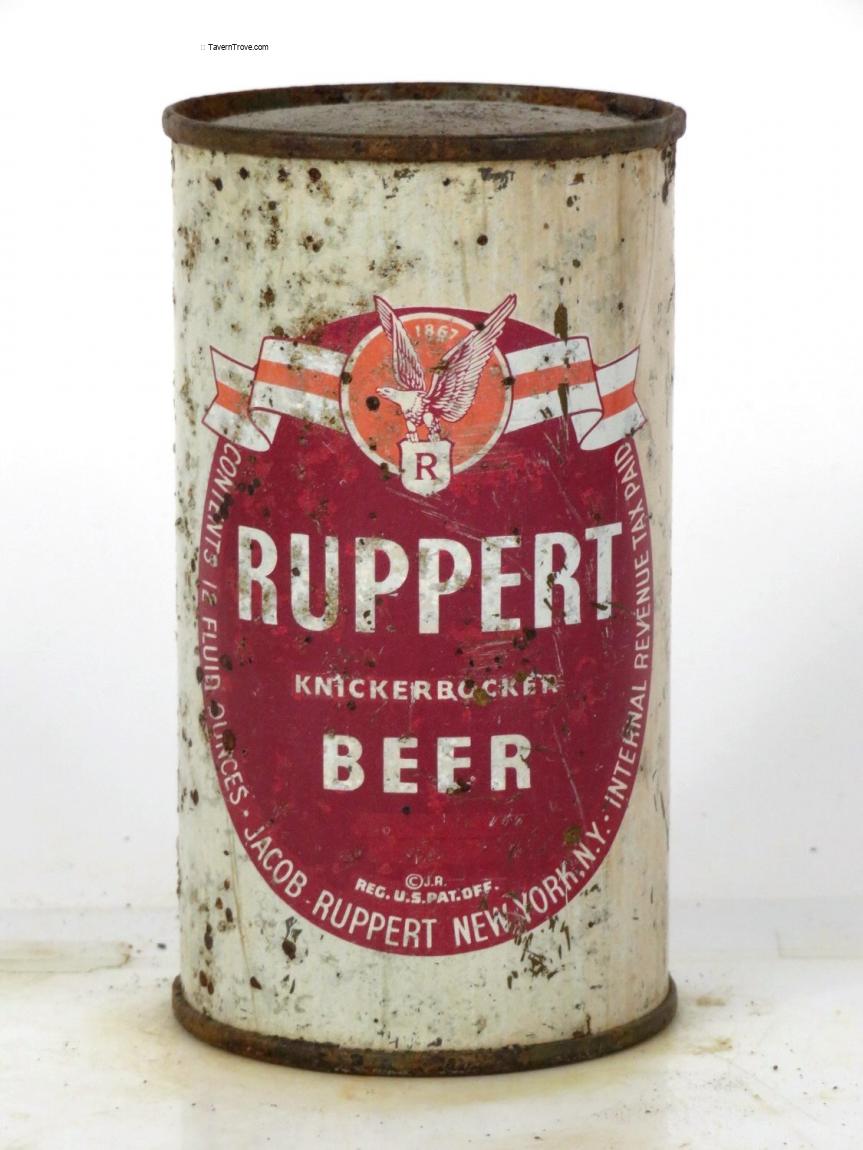 Item #1266 1948 Jacob Ruppert Knickerbocker Beer Flat Top Can 126-07