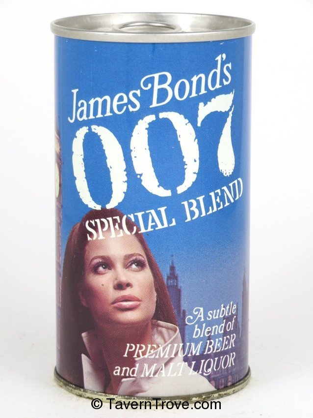 Item #11070 1967 James Bond's 007 Special Blend Malt Liquor Tab Top Can ...