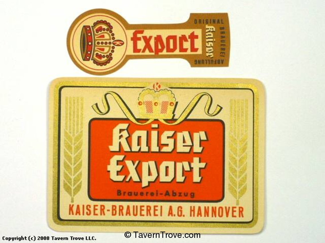 Item #38250 1968 Kaiser Export Label Item #38250 1968 Kaiser Export Label