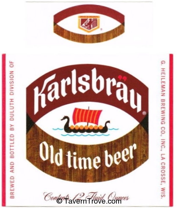 Item #77169 1963 Karlsbrau Beer Label WI215