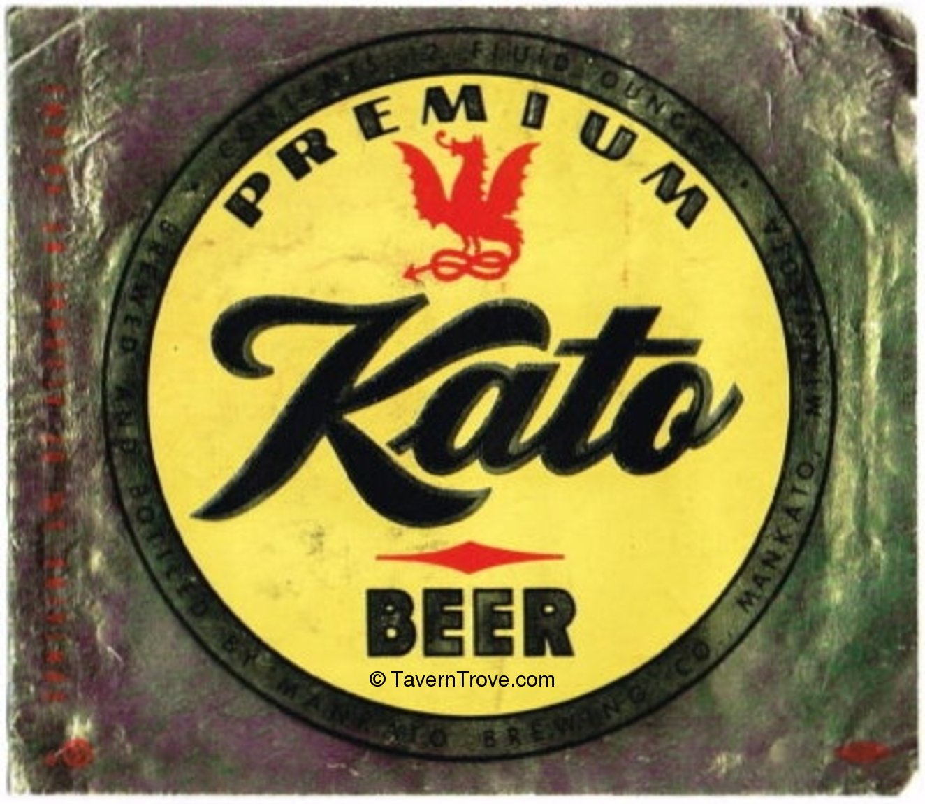 Item #77206 1950 Kato Premium Beer Label