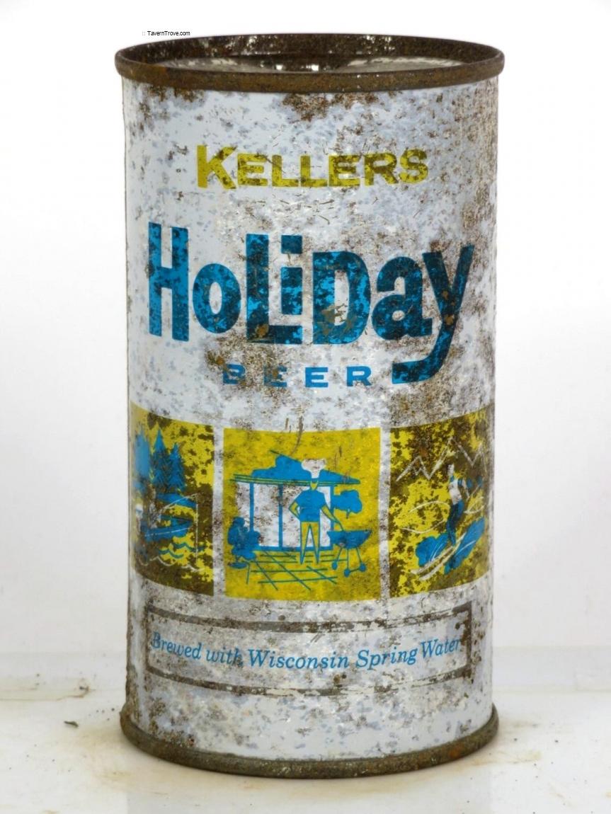 Item #4023 1962 Kellers Holiday Beer Flat Top Can 82-38