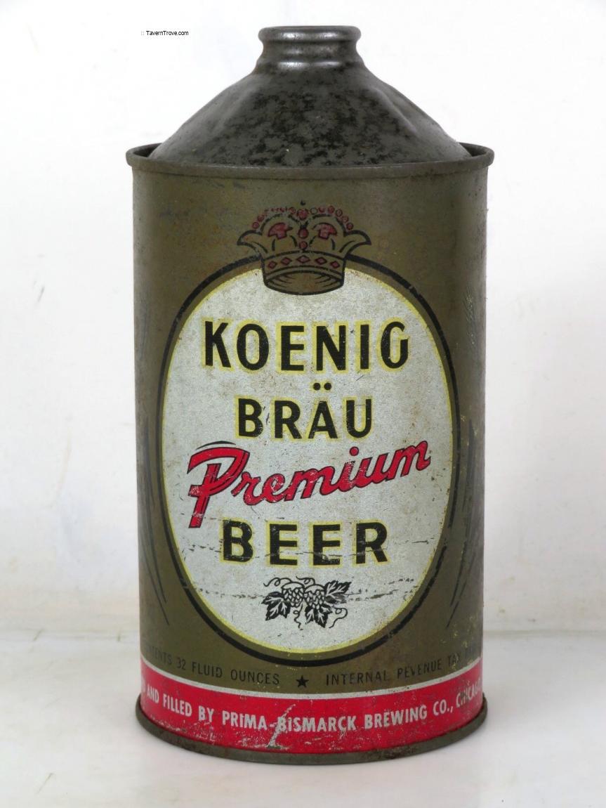 Item #11517 1948 Koenig Brau Premium Beer Can 213-02