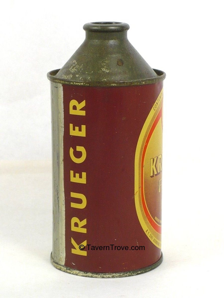 1948 Cone Top Cans, 10-12oz - Krueger Finest Beer - Tavern Trove