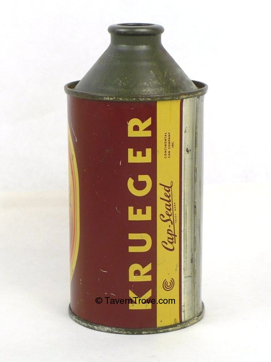 1948 Cone Top Cans, 10-12oz - Krueger Finest Beer - Tavern Trove