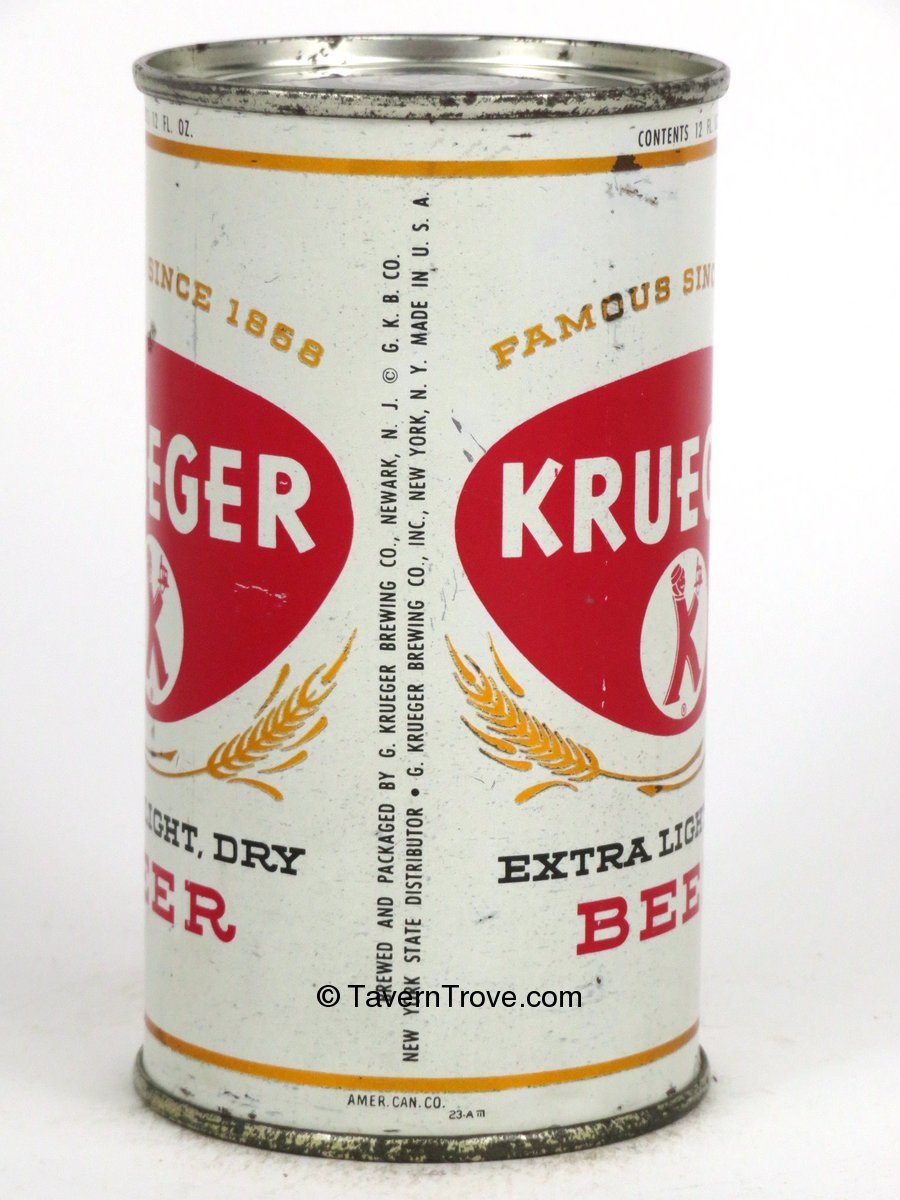 Item #1214 1955 Krueger Beer Flat Top Can 90-20