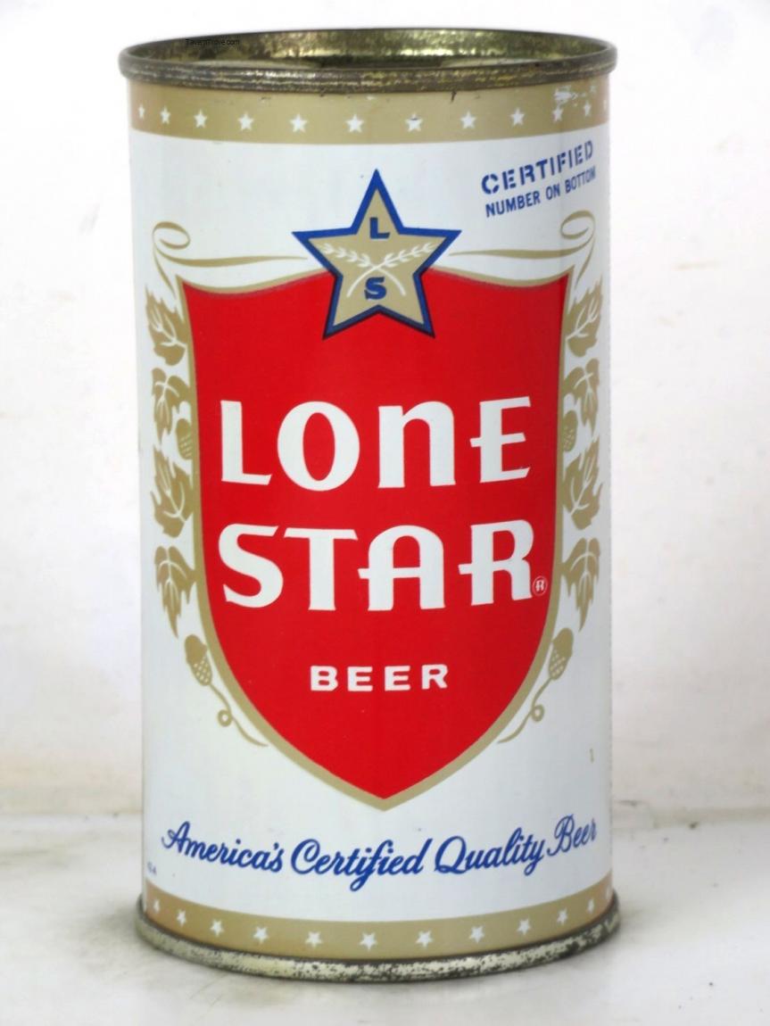 Item #1533 1959 Lone Star Beer Flat Top Can 92-14