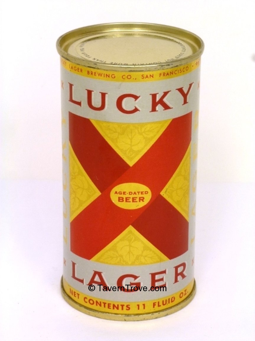Item #163 1959 Lucky Lager Beer (Variation) Flat Top Can 93-20V Unpictured.