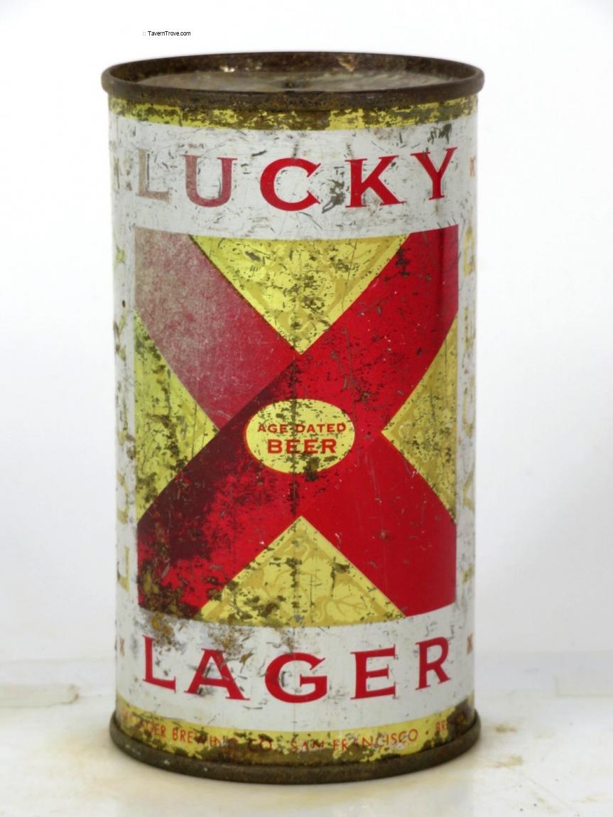Item #103488 1958 Lucky Lager Beer Flat Top Can 93-19.1