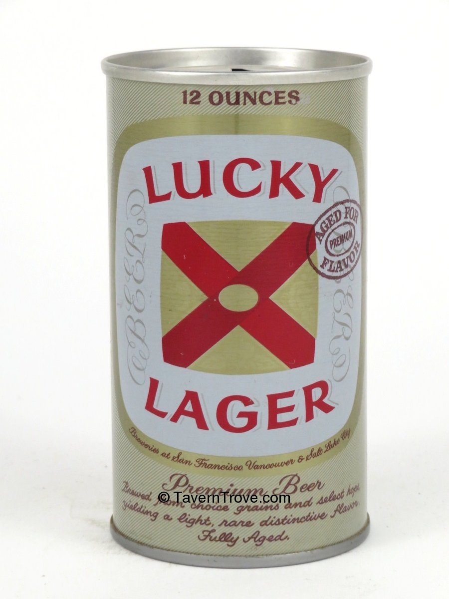 Item #147 1969 Lucky Lager Beer Tab Top Can T89-22