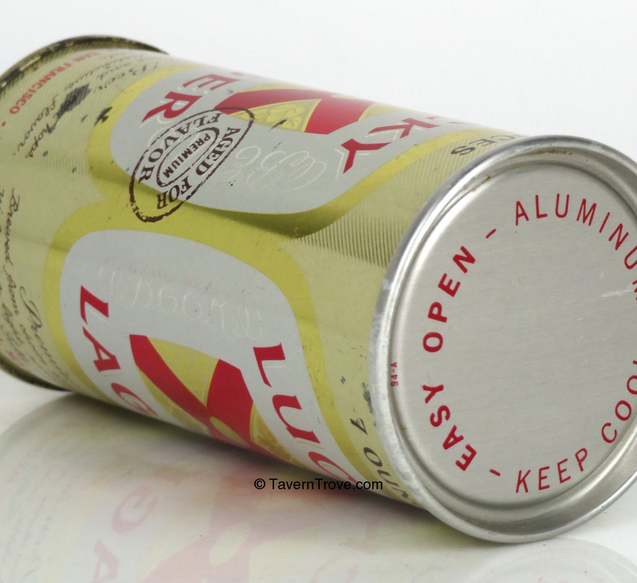 Item #4850 1962 Lucky Lager Beer 7 to 8oz Can 241-40