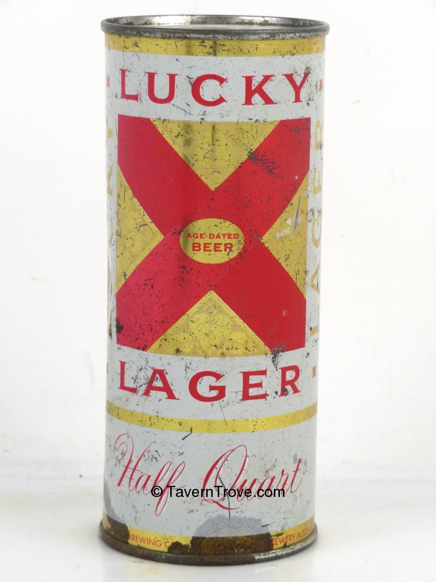 Item #81298 1958 Lucky Lager Beer Flat Top Can 232-13