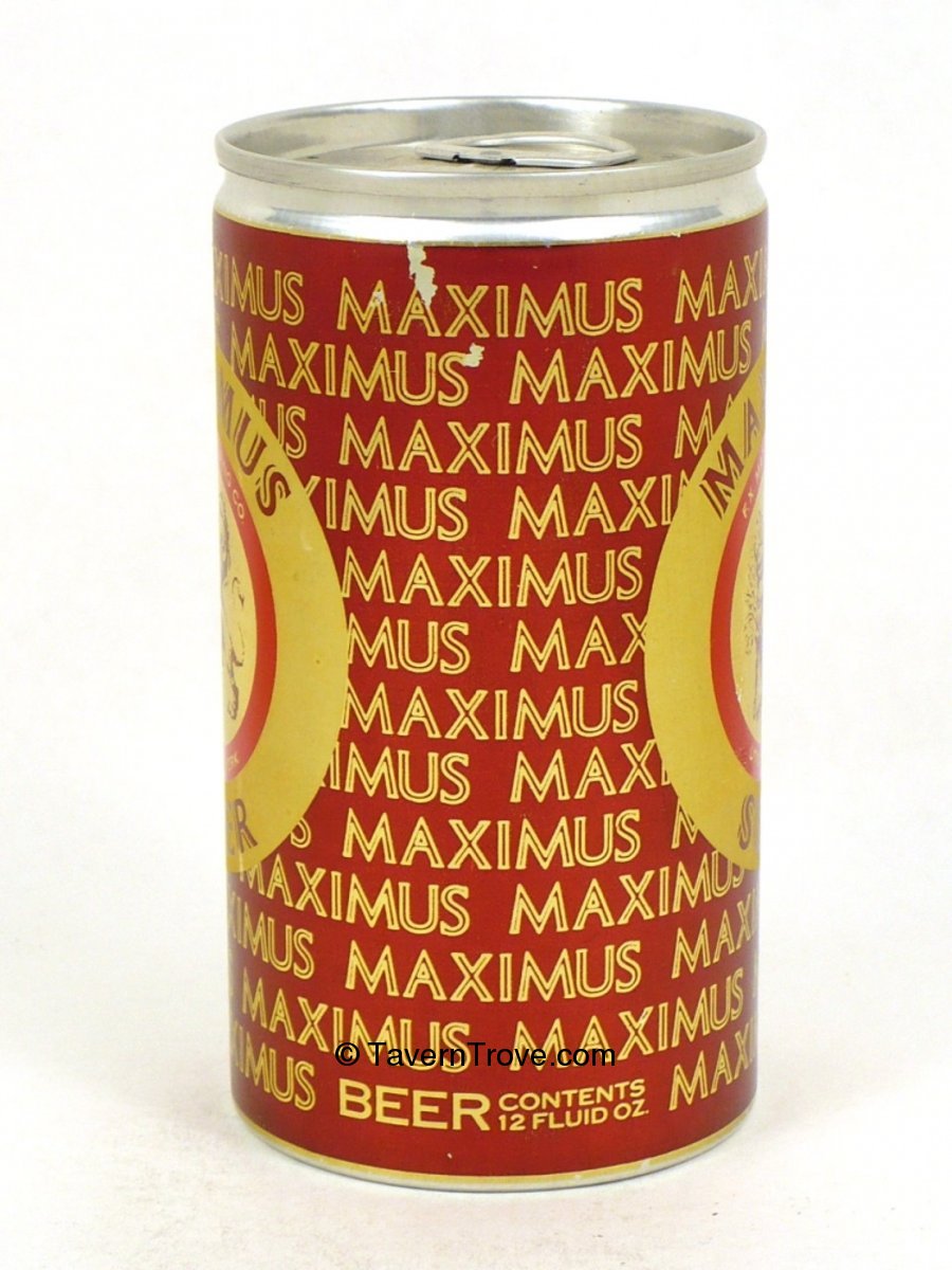 Item #1329 1975 Maximus Super Beer (test) Tab Top Can T132-21V