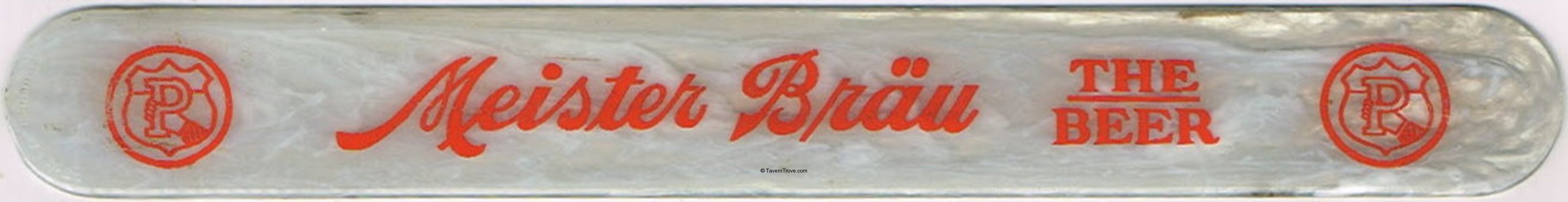 Item #17524 1938 Meister Brau Beer Foam Scraper