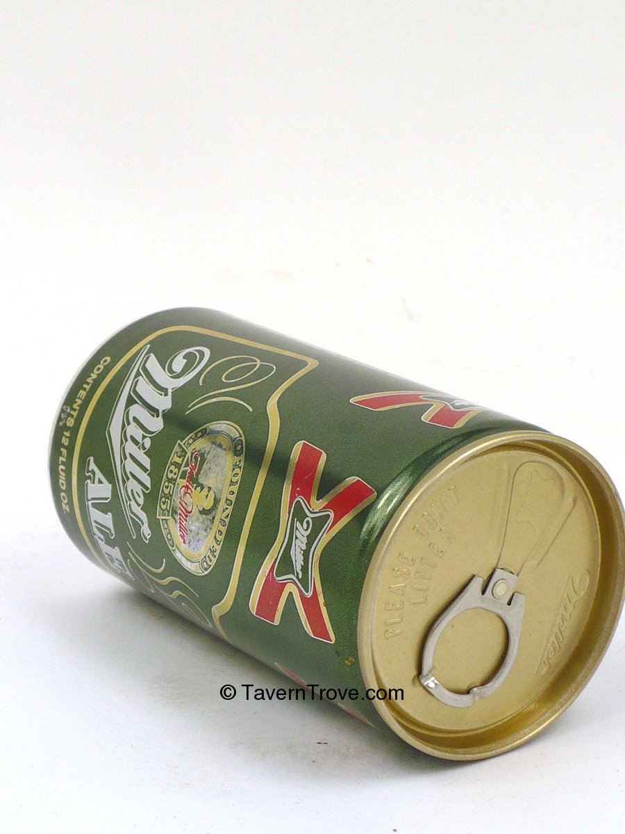 Item #1626 1974 Miller Ale Tab Top Can T94-09V