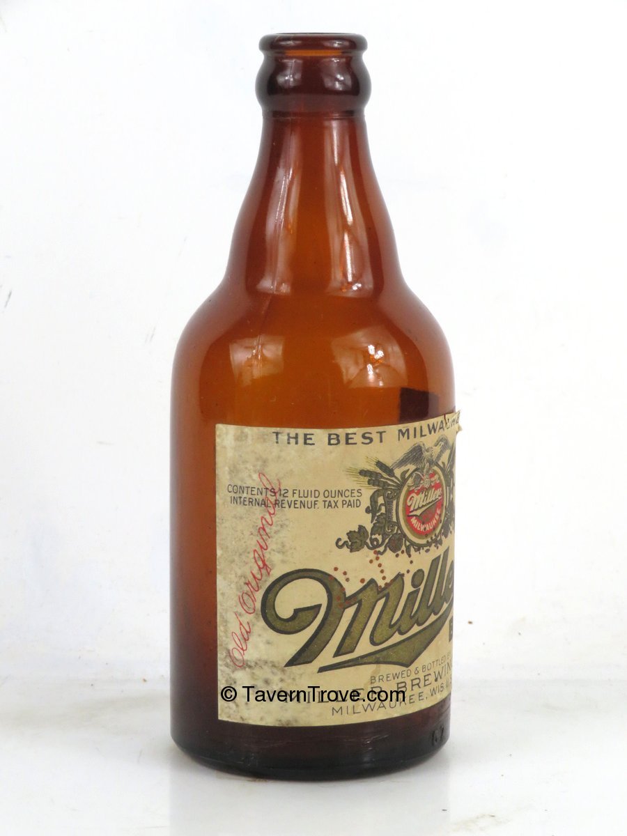 Item #99468 1939 Miller Beer Steinie Bottle