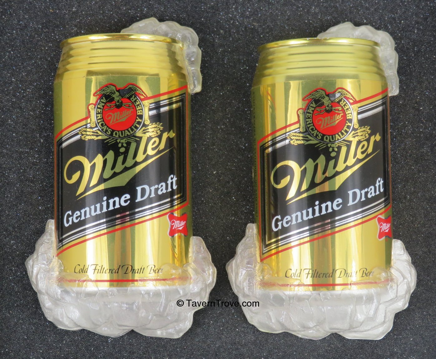 Item #98209 1991 Miller Genuine Draft Beer Plastic Sign