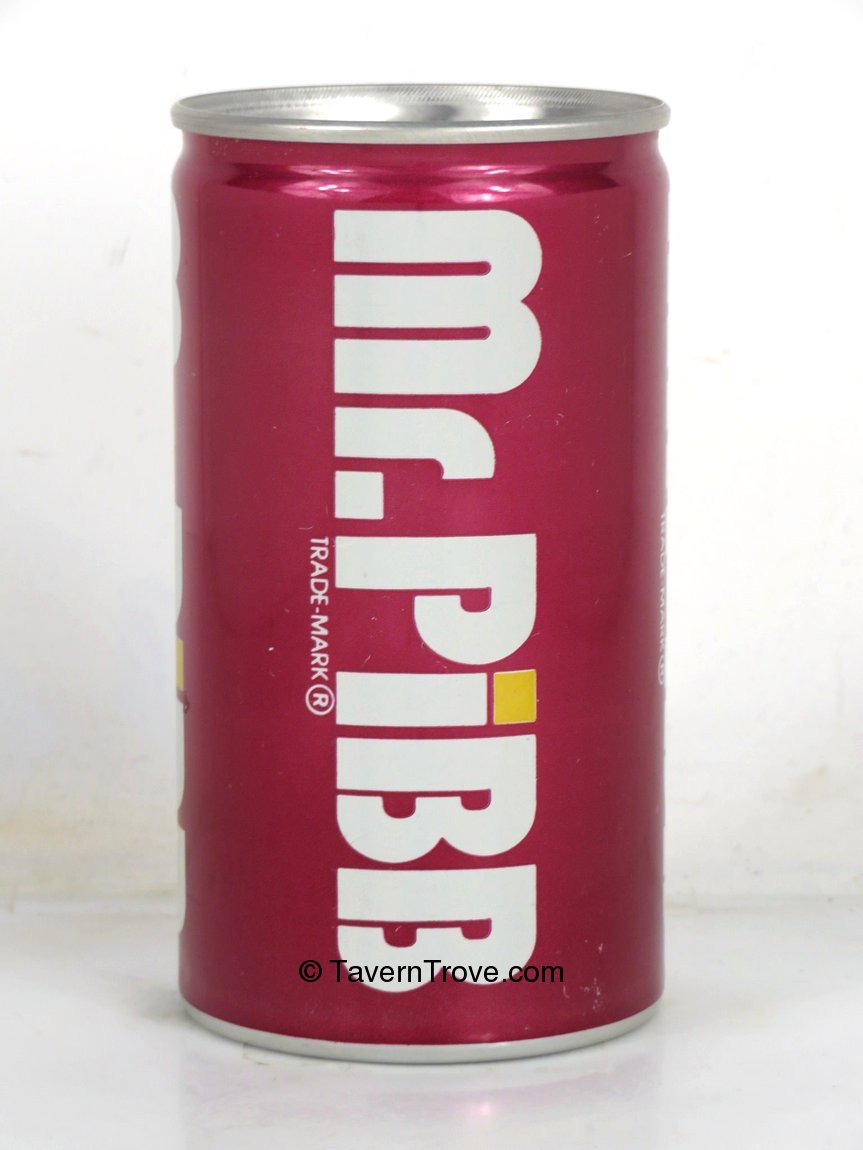 Item #101017 1976 Mr Pibb 12oz Can Daytona Beach Florida Tab Top Can