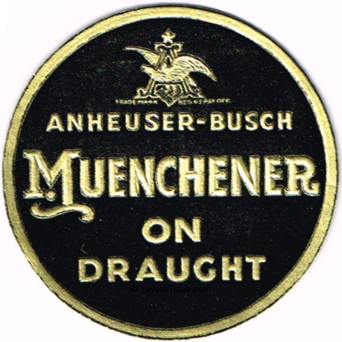 Item #88535 1934 Muenchener Beer foil tap label Label No Ref.