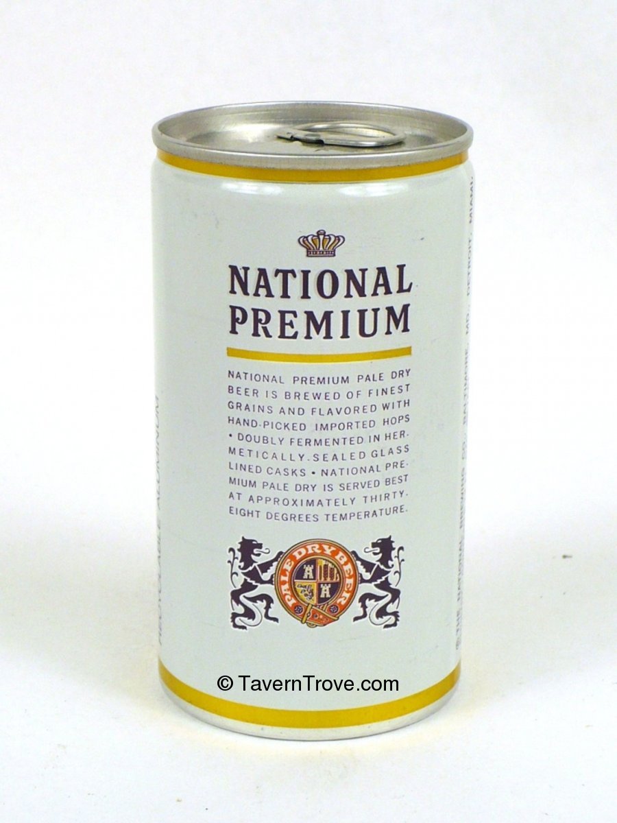 Item #3656 1968 National Premium Beer Tab Top Can T97-24