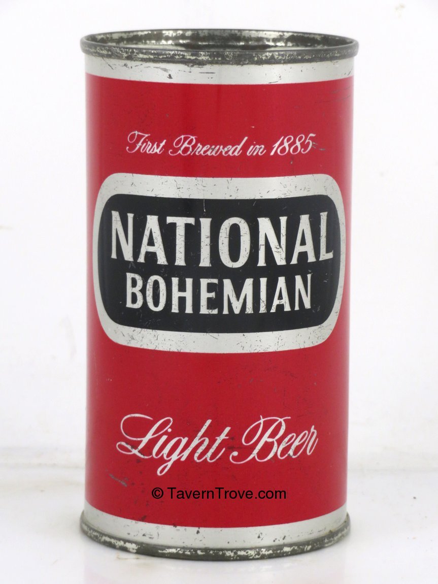 Item #47180 1960 National Bohemian Light Beer (Non-Metallic) Flat Top ...