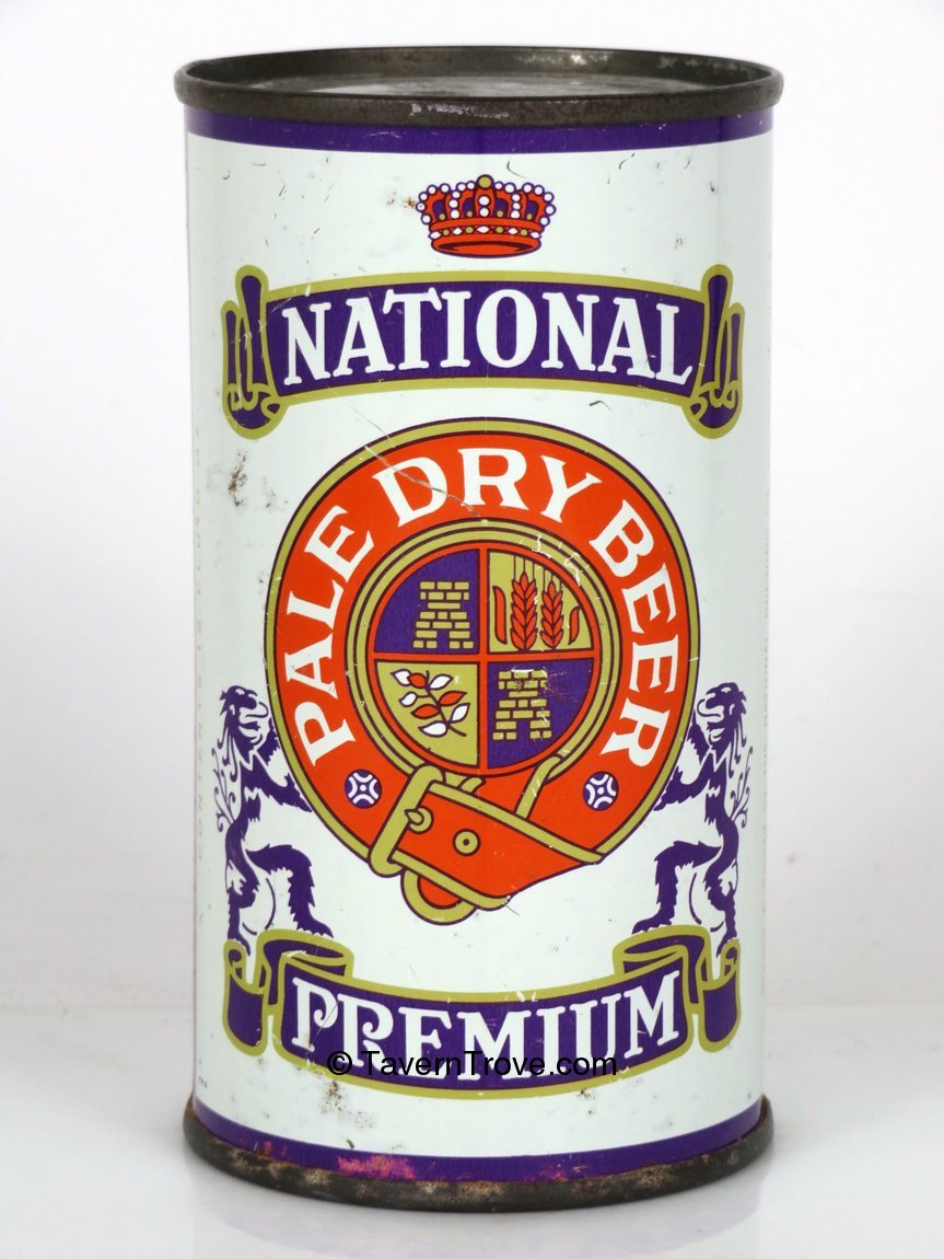 Item #59465 1958 National Premium Beer Flat Top Can 102-02.1a