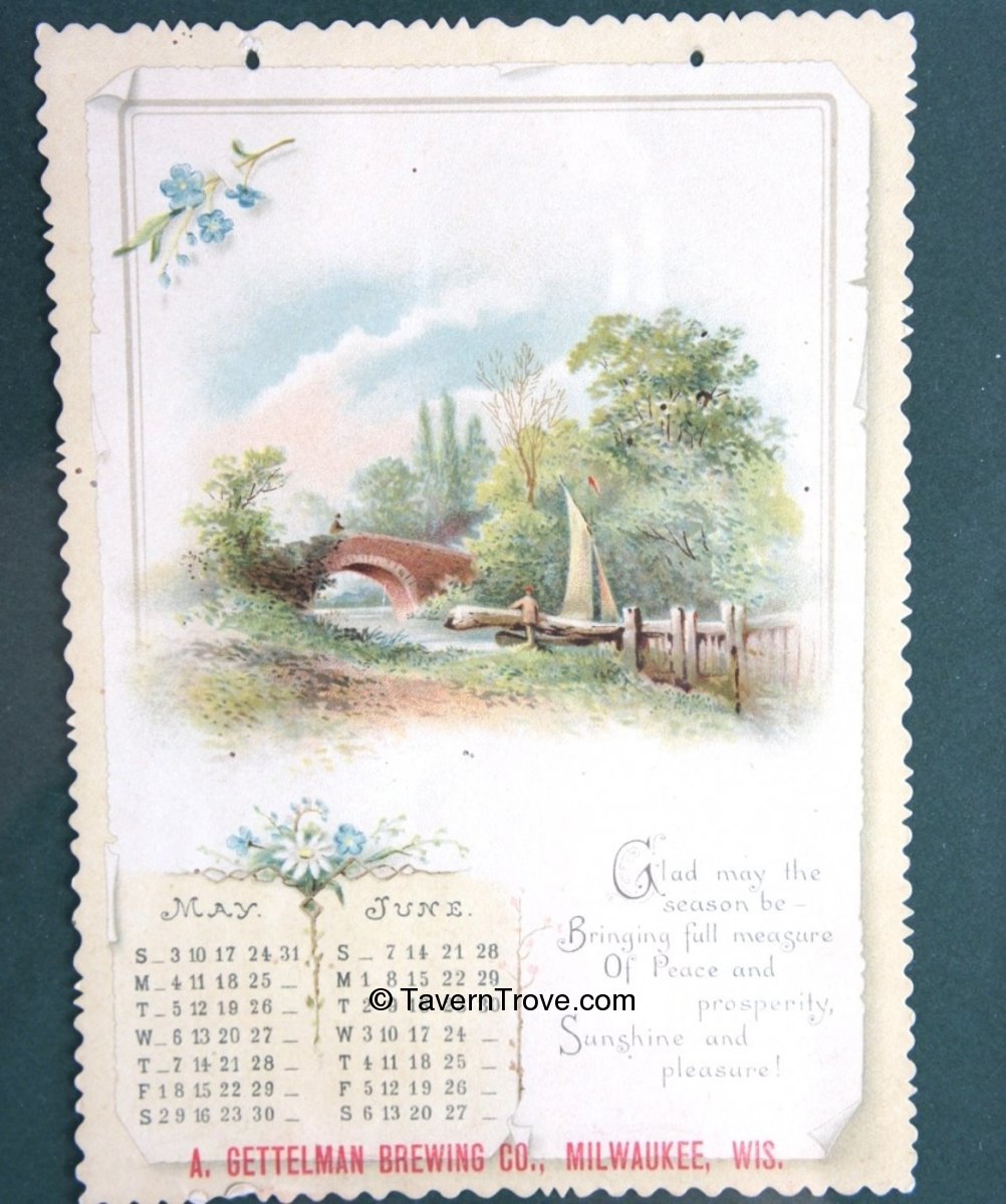 Item #83618 1896 Nature's Dreams 1896 calendar Signs (All Signs, Indoor ...