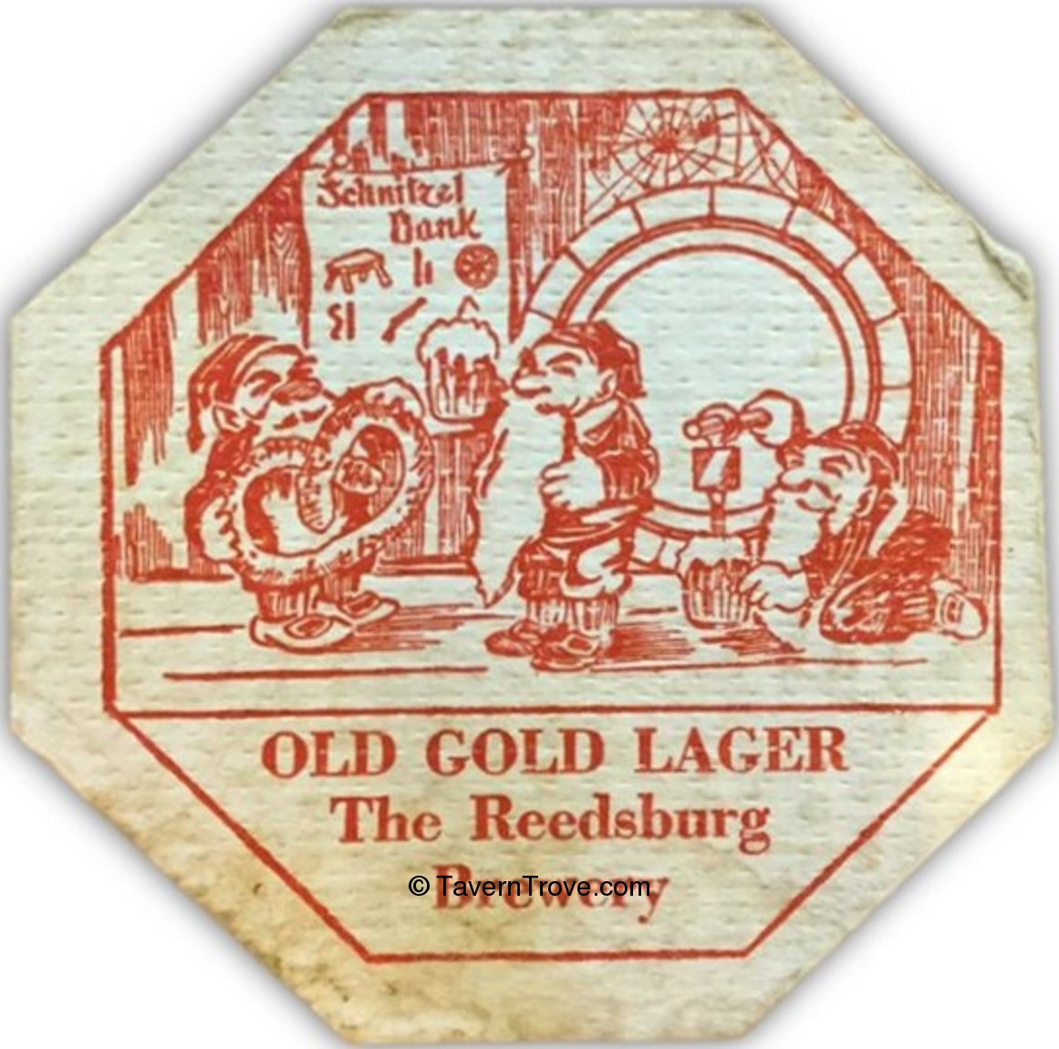 Item #87246 1933 Old Gold Lager Beer Coaster