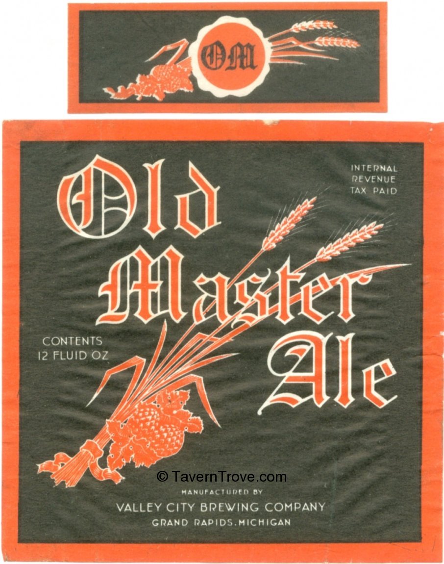 Item #86164 1936 Old Master Ale Label CS60-10