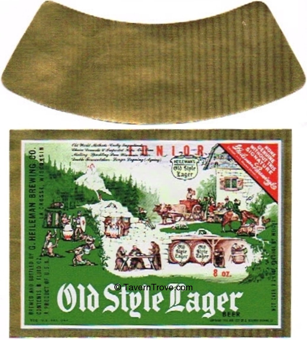Item #44210 1952 Old Style Lager Beer Label WI215