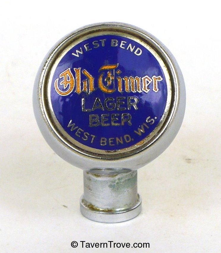 Item #87620 1935 Old Timer Lager Beer Ball Knob 1973