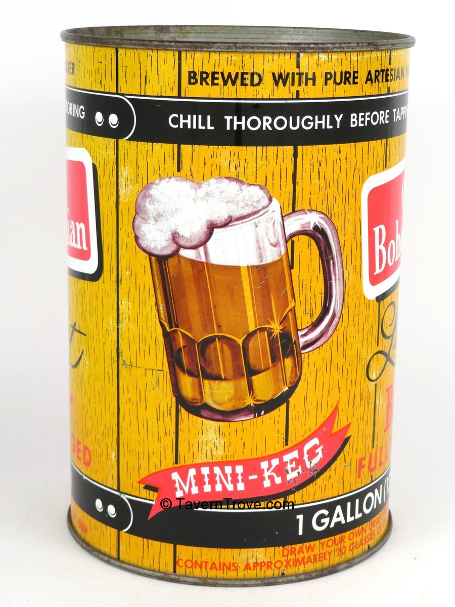 Item #5145 1967 Old Bohemian Light Beer Gallon Can 246-02