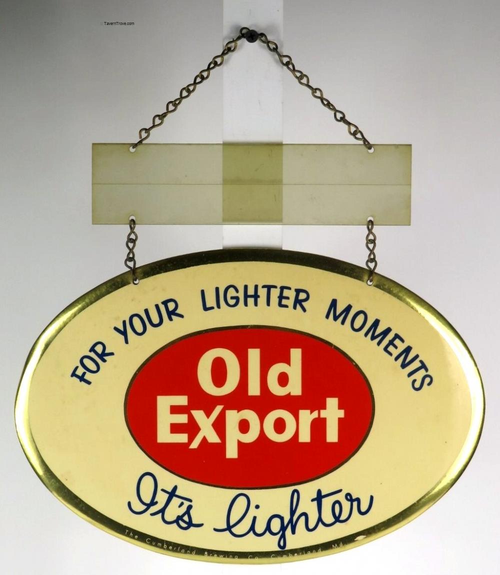 Item #97206 1957 Old Export Beer TOC Tin Over Cardboard Sign
