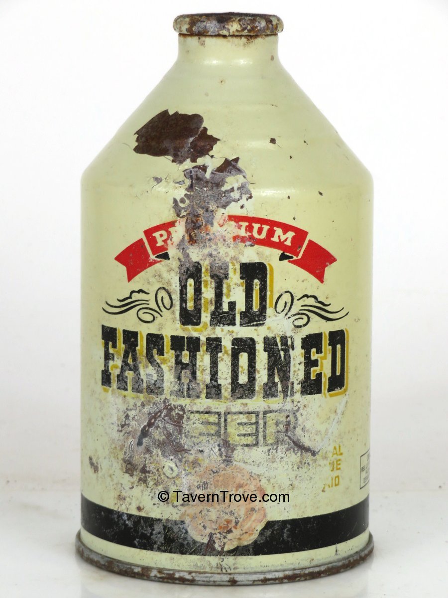 Item #3591 1938 Old Fashioned Beer Crowntainer 194-01b