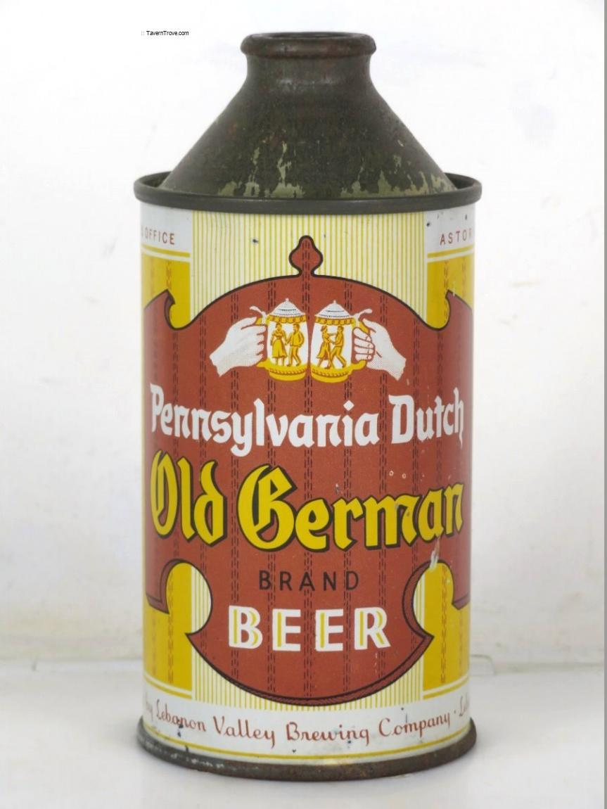 Item #10053 1953 Old German Cone Top Can 176-27
