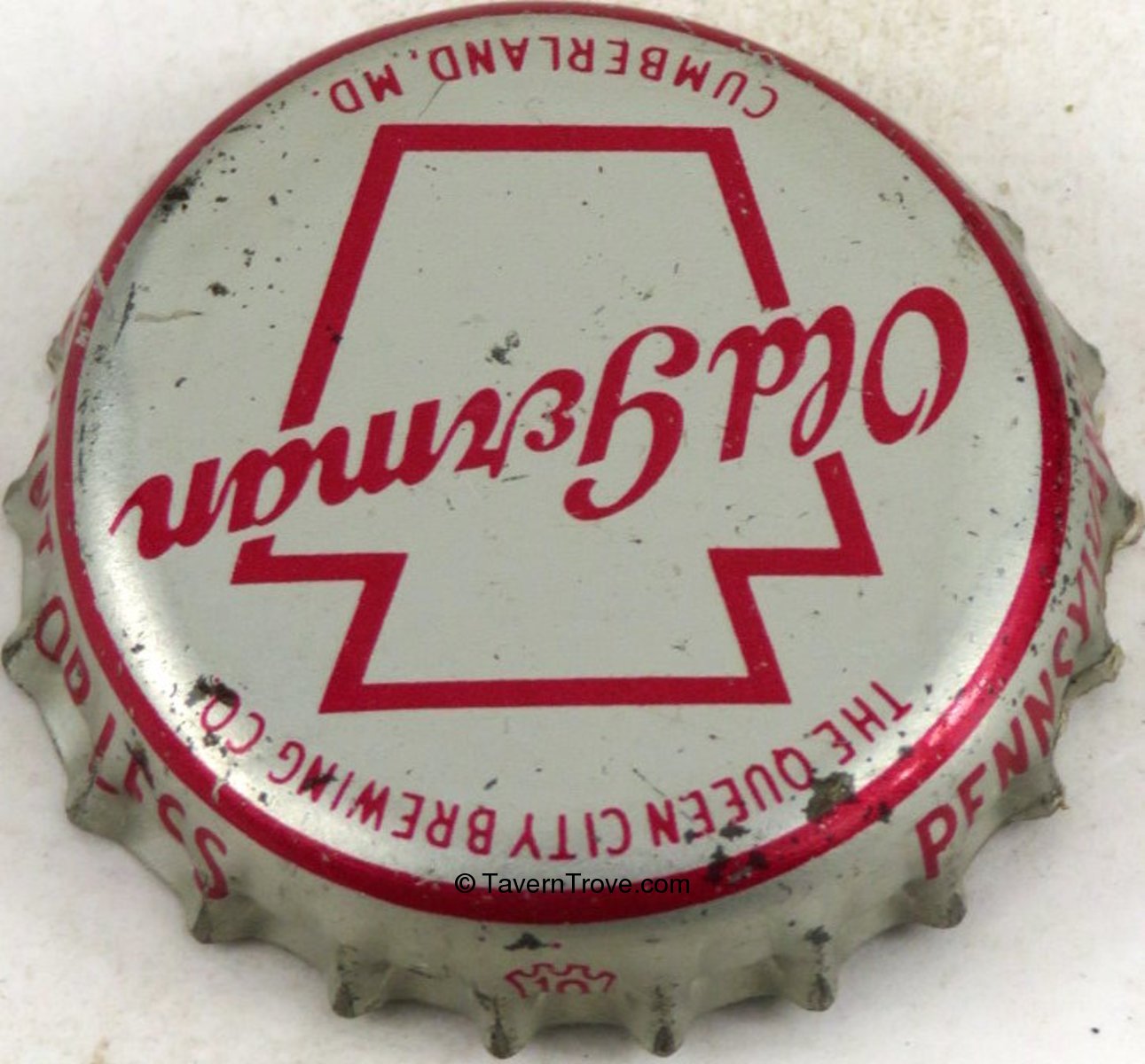 Item #94817 1956 Old German Beer ~PA Tax (CCS) Bottle Cap