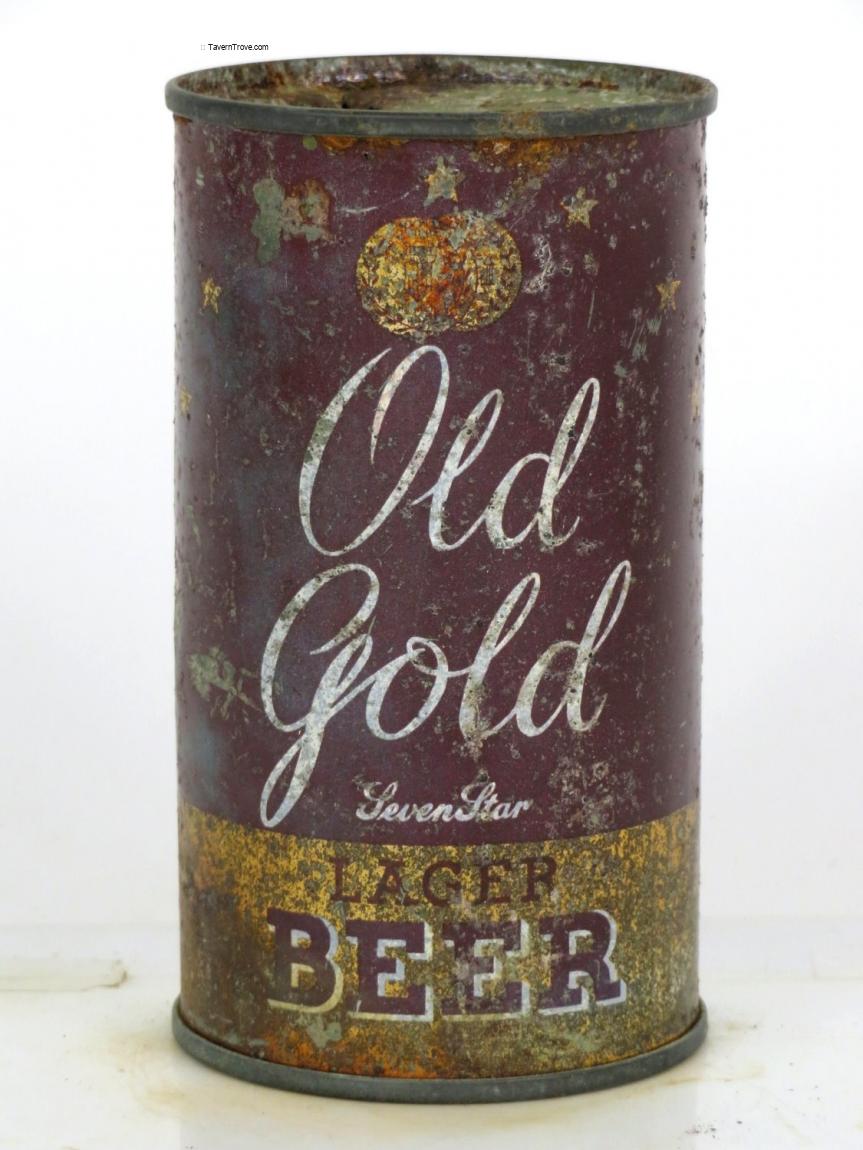 Item #720 1939 Old Gold Lager Beer Flat Top Can OI-608