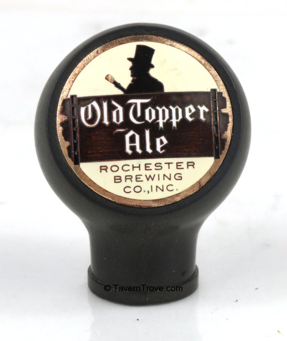Item #14664 1940 Old Topper Ale Ball Knob BTM-974