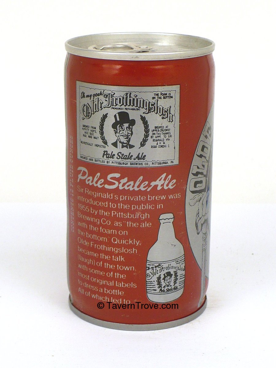 Item #616 1980 Olde Frothingslosh Beer (orange) Tab Top Can T103-36