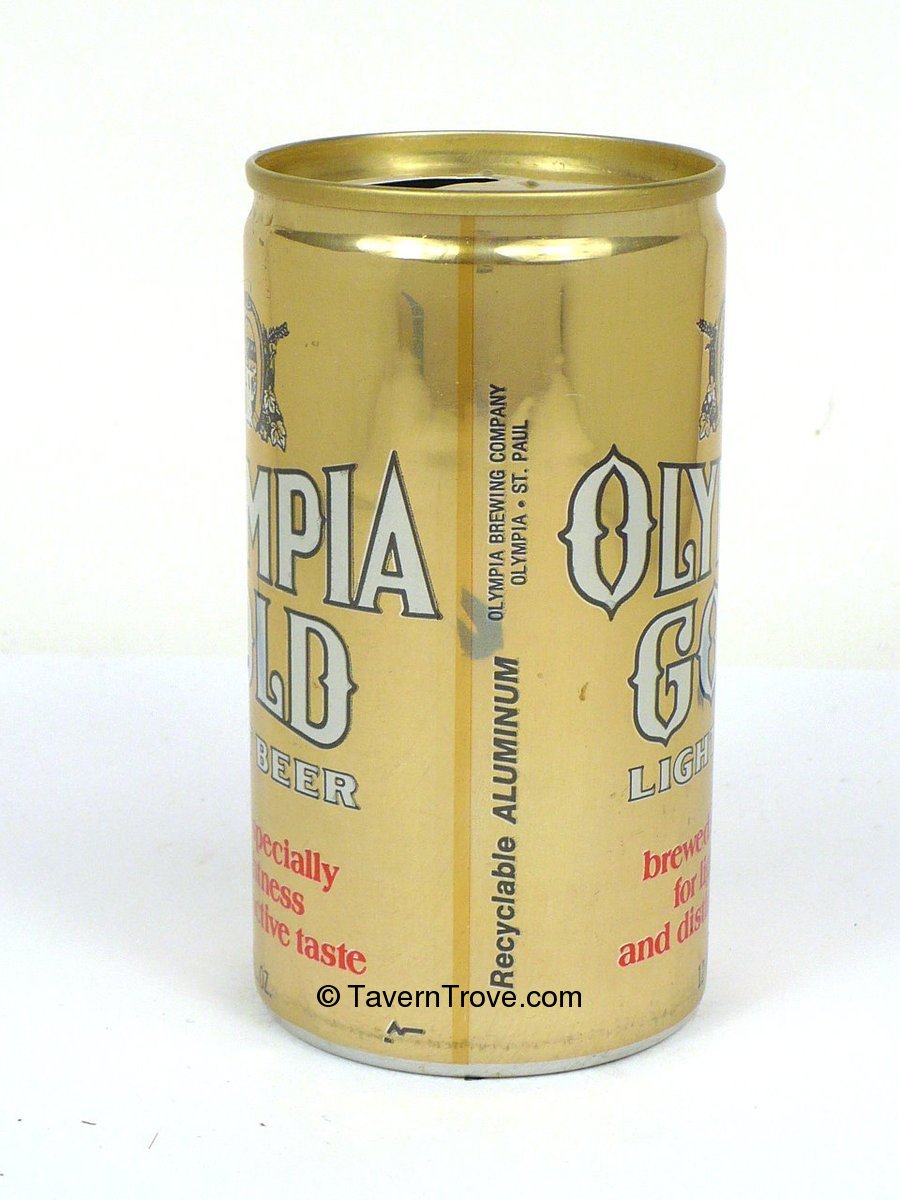 Item #28464 1975 Olympia Gold Light Beer Tab Top Can T104-20