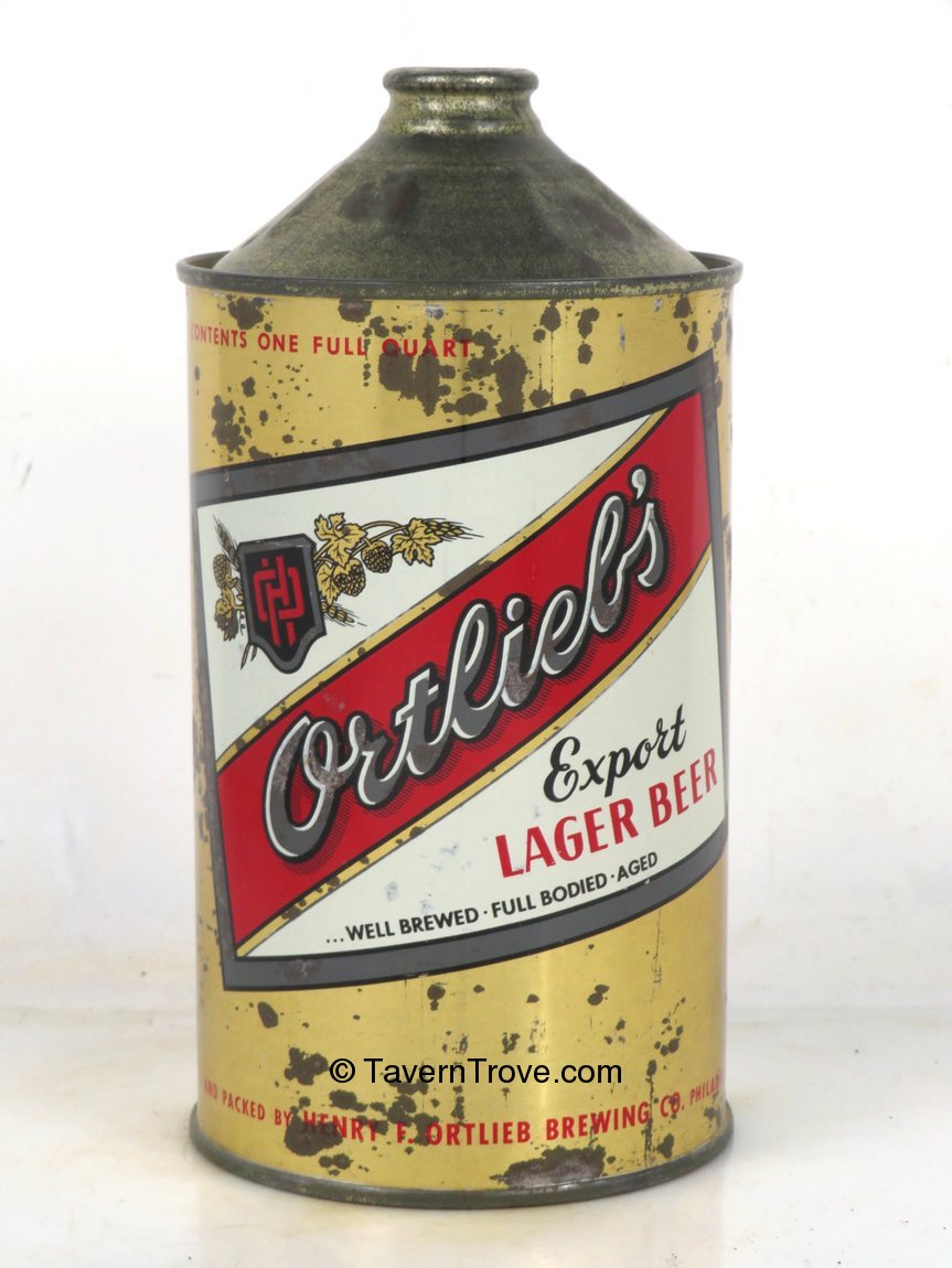 Item #100249 1951 Ortlieb's Export Lager Beer Can 216-14