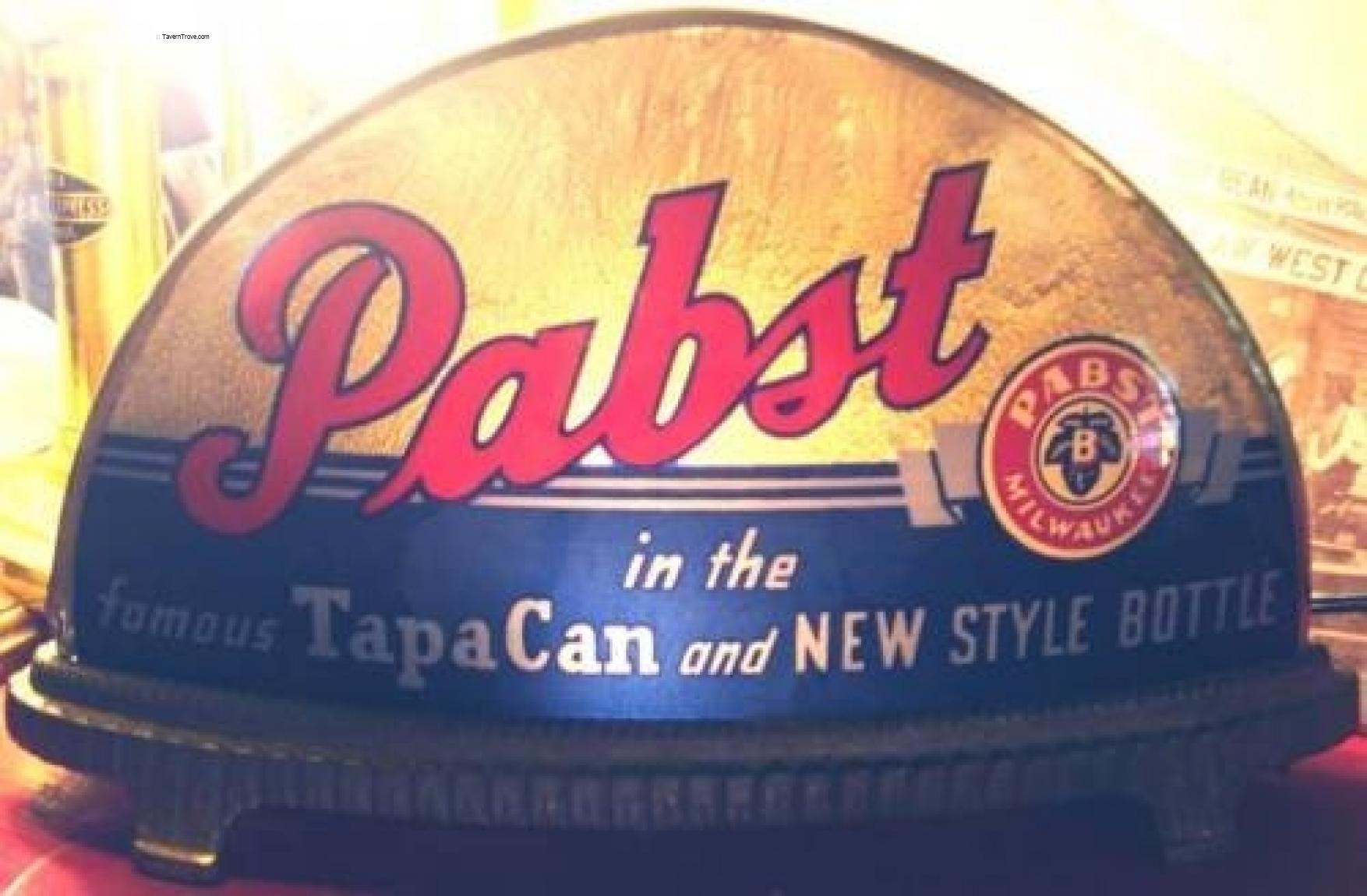 Item #86281 1936 Pabst Blue Ribbon Beer Cab light Glass-Faced ...