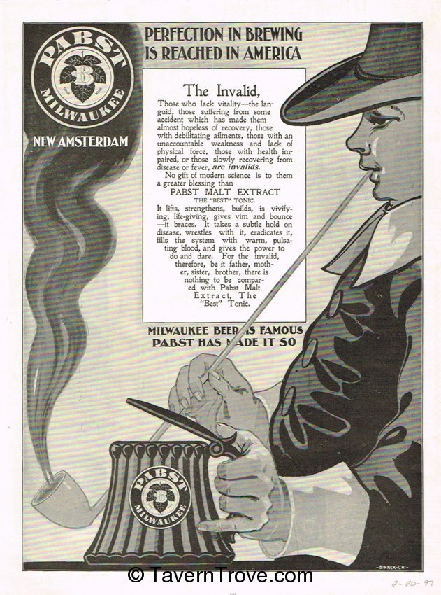 Item #79278 1897 Pabst Malt Extract Paper Ad