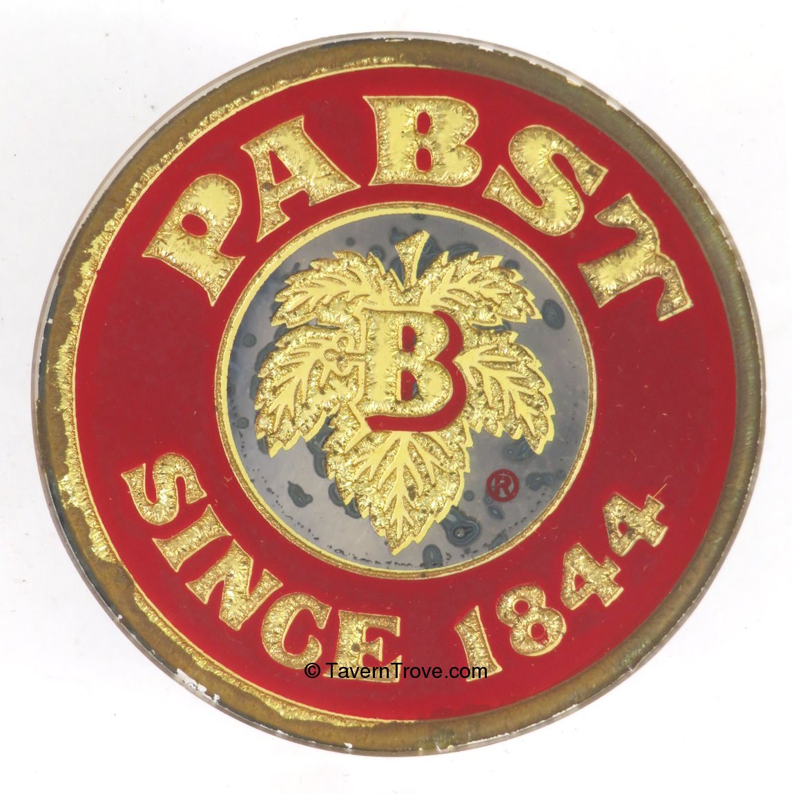 Item #98463 1970 Pabst Blue Ribbon 4 inch ROG Disc Reverse-Painted ...